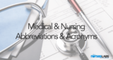 Nursing Abbreviations and Acronyms - Nurseslabs