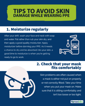 8 Tips to Avoid Skin Damage While Wearing PPE - Nurseslabs